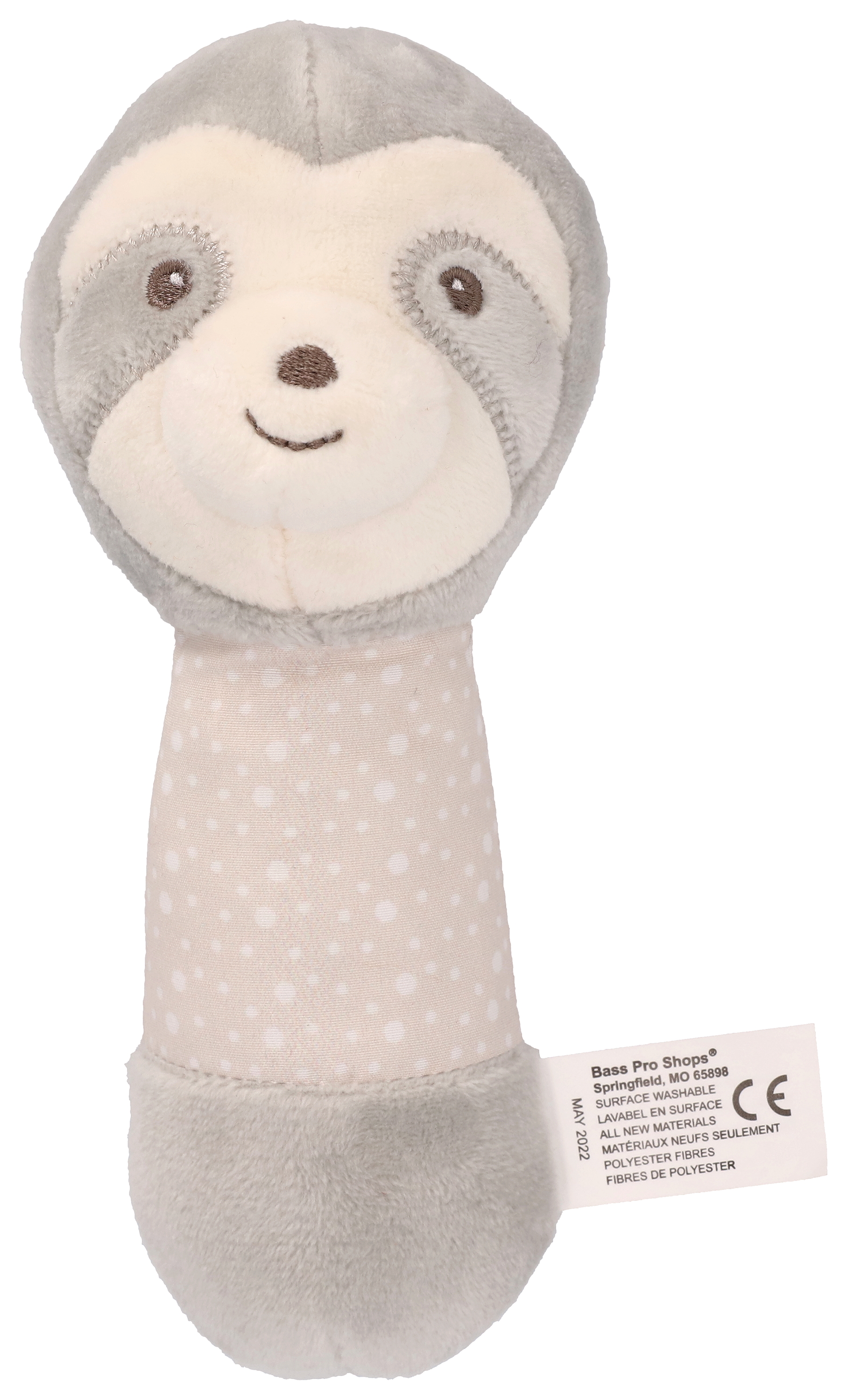 Bass Pro Shops Plush Sloth Rattle for Babies | Cabela's